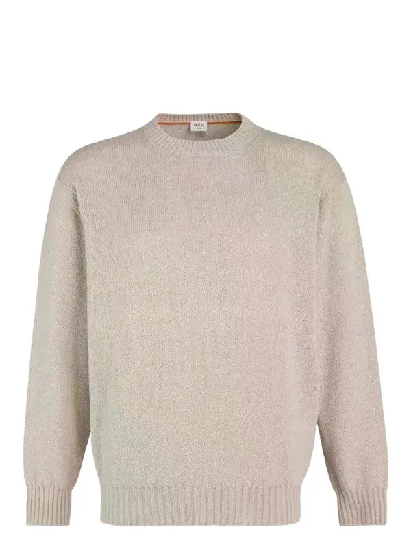 TOD'S Long-sleeve Round-neck Sweater - Neutrals