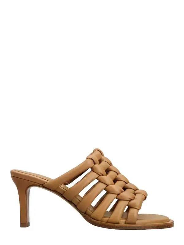 TOD'S Woven Heeled Sandals - Neutrals