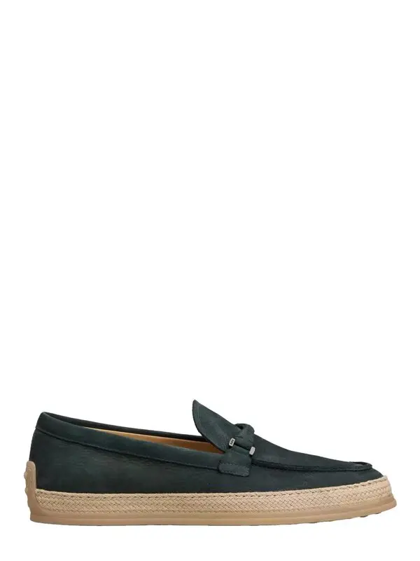 TOD'S Suede Loafers - Green