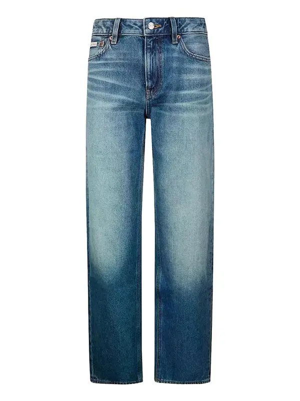 Calvin Klein 90s Straight-leg High-waisted Jeans - Blue