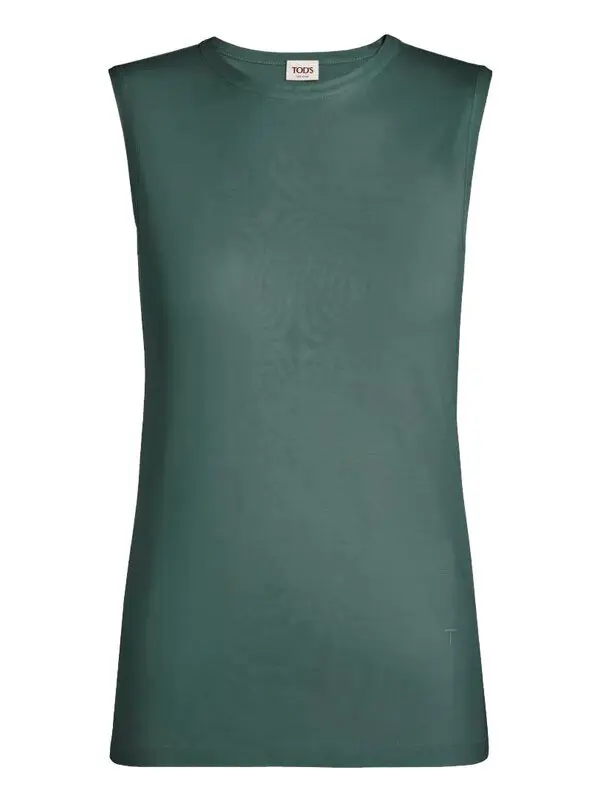 TOD'S Sleeveless Top - Green