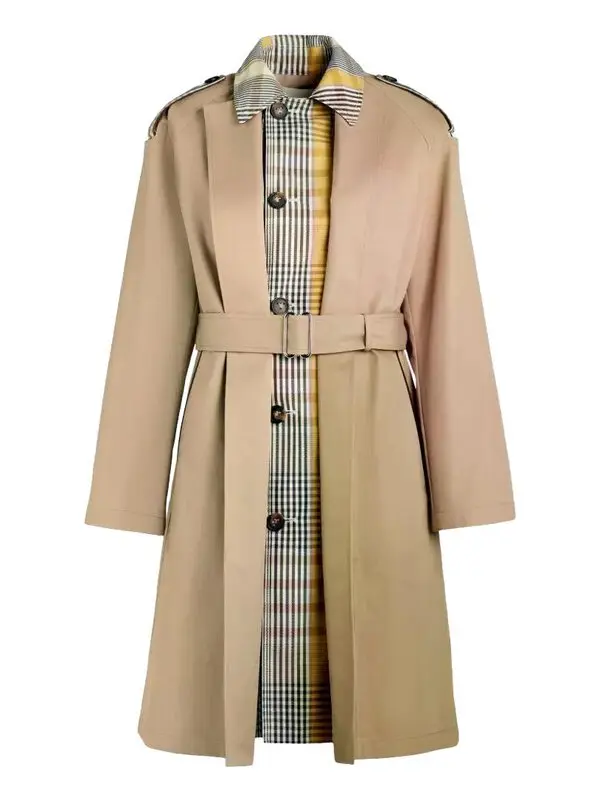 TOD'S Long-sleeve Belted Trench Coat - Neutrals
