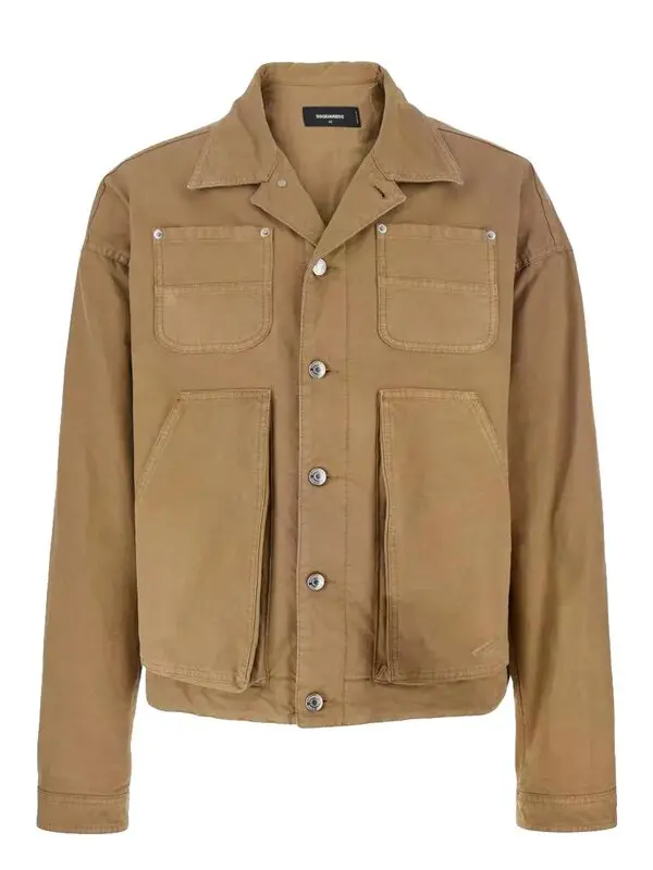 Dsquared2 Drop-shoulder Jacket - Neutrals