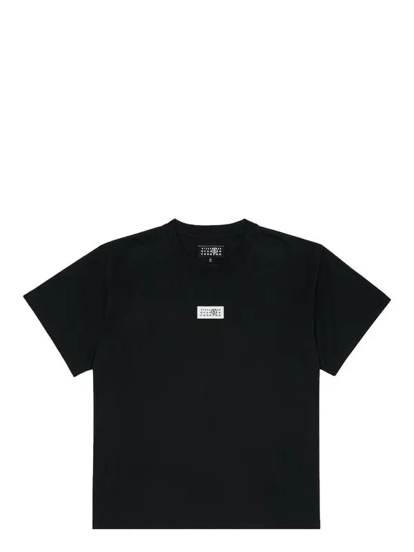 MAISON MARGIELA Logo Tee Off - Black