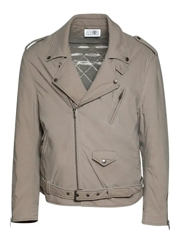 MAISON MARGIELA Biker Jacket - Sand