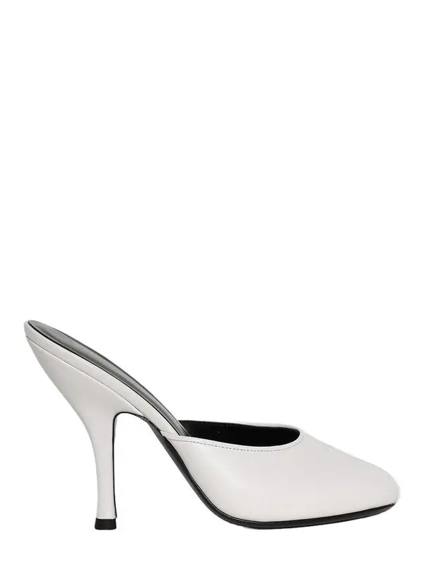 JUDE Date Leather Mule - White