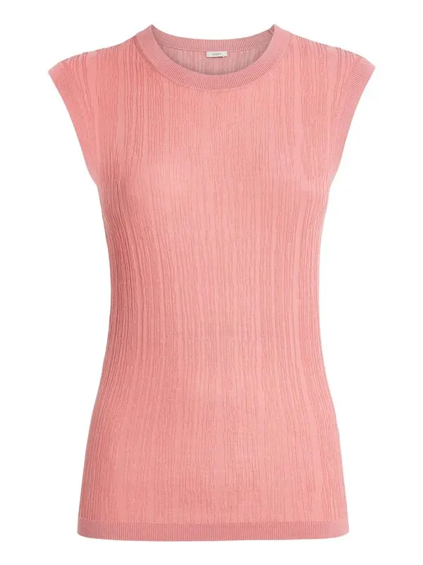 JOSEPH Silk-cotton Calife Tank Top - Pink