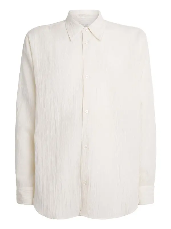 Studio Nicholson Cotton-blend Oversized View Shirt - Ivory