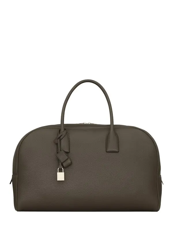 Saint Laurent Leather Sac De Jour Duffle Bag - Green