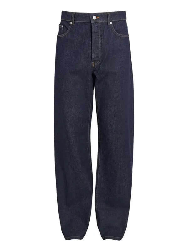 Dries Van Noten Heavyweight Wide-leg Jeans - Blue