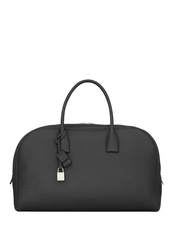 Saint Laurent Leather Sac De Jour Duffle Bag - Black