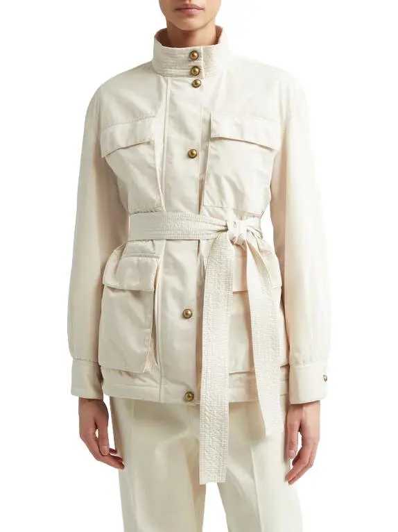 Moncler Maitake Belted Jacket - Neutral