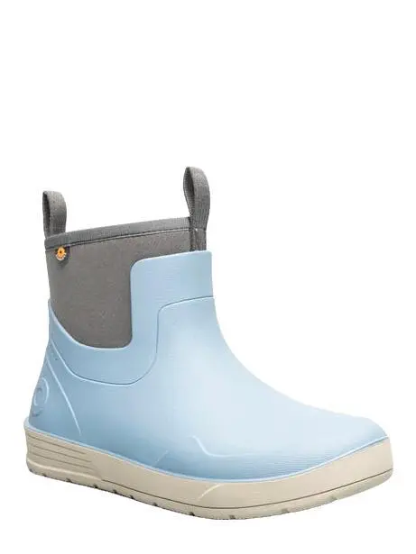 Bogs Rockaway Seamless Chelsea Rain Boots - Sky Blue Multi