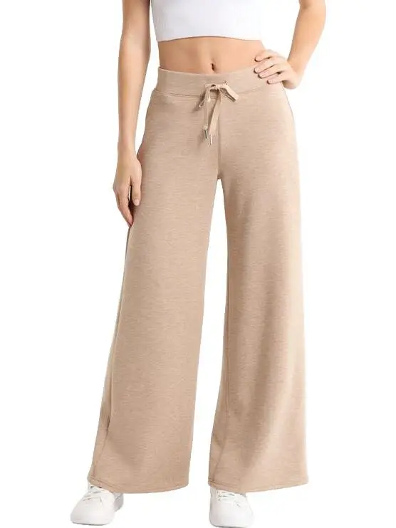 Spanx Airessentials Wide Leg Pants - Dune Heather