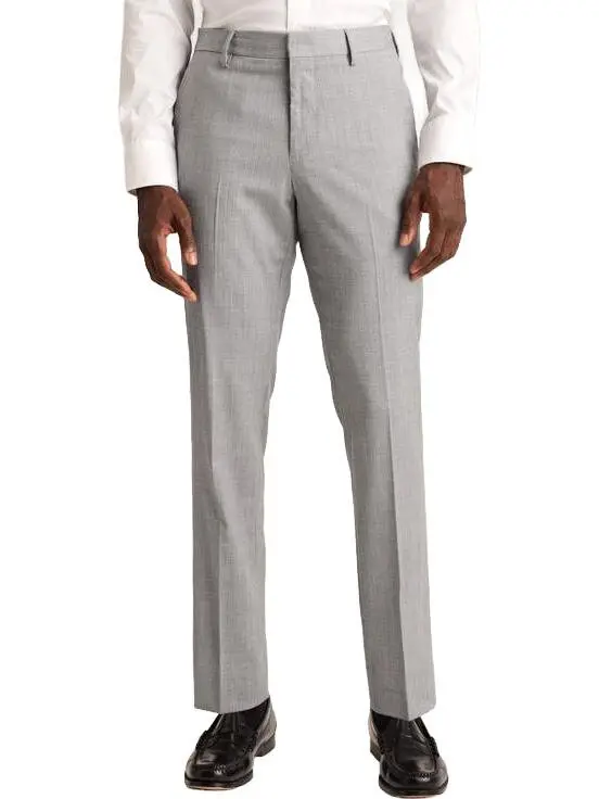 Bonobos Jetsetter Stretch Wool Dress Pants - Light Grey