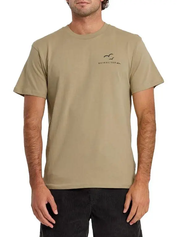 Quiksilver Happy Trails Cotton Graphic T-shirt - Seneca Rock
