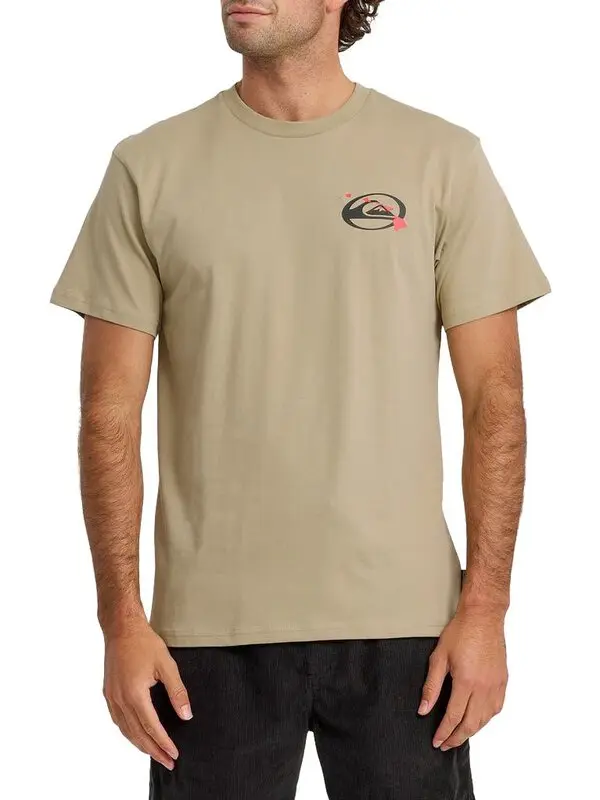 Quiksilver Hi Quiki Islands Cotton Graphic T-shirt - Seneca Rock