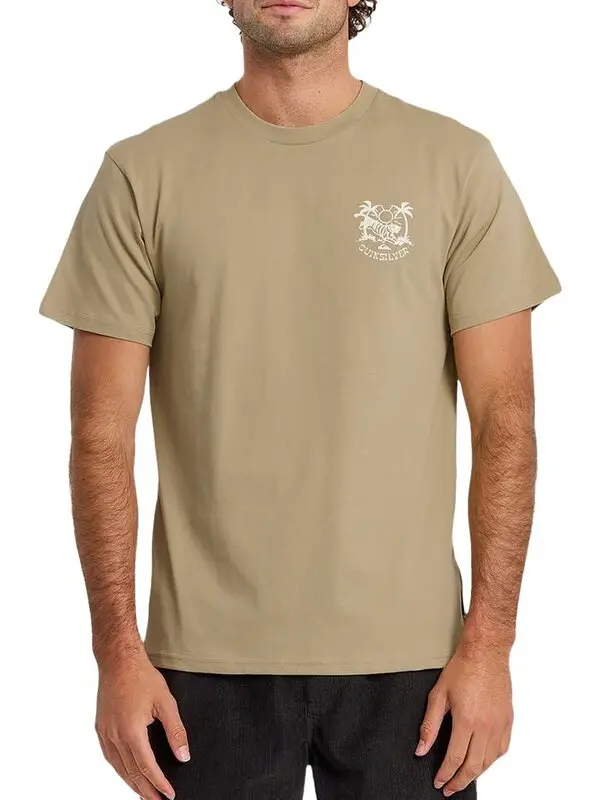 Quiksilver In The Wild Cotton Graphic T-shirt - Seneca Rock