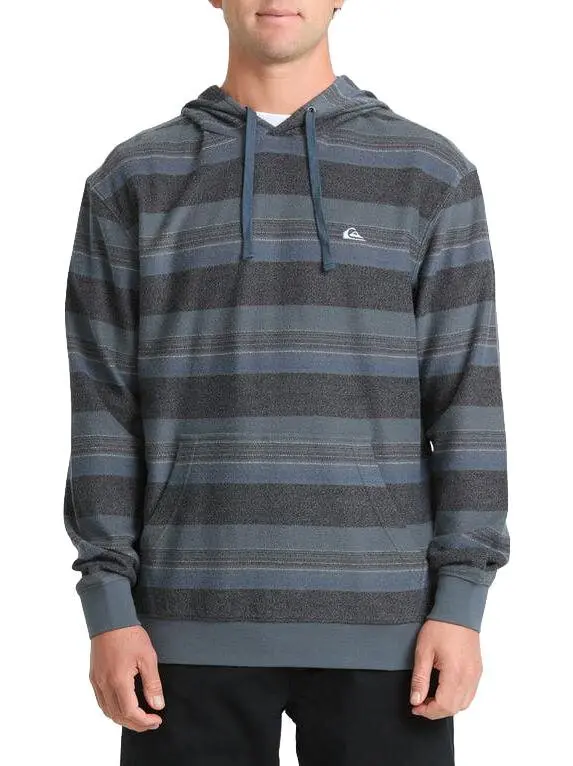 Quiksilver Striped Beach Hoodie - Phantom