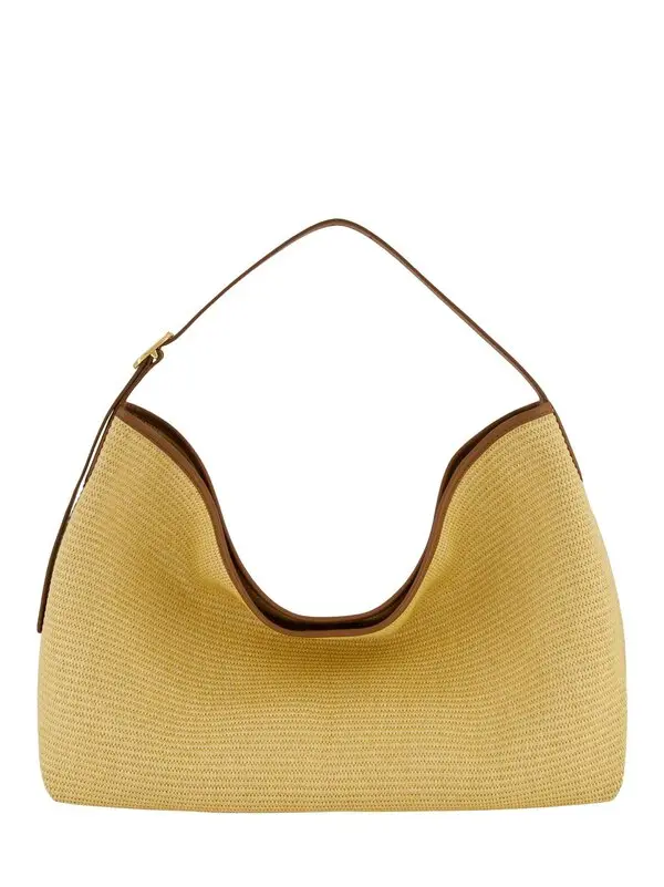 Vince Small Vivian Raffia Hobo Bag - Natural