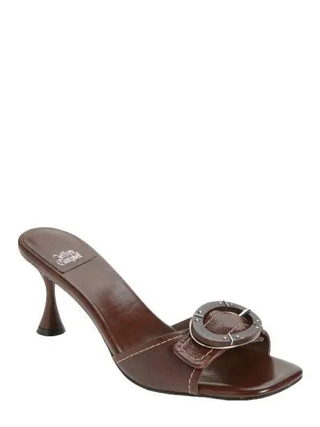 Jeffrey Campbell Concur Slide Sandal - Brown Combo