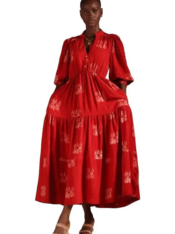 ELISAMAMA Yosola Dress - Red