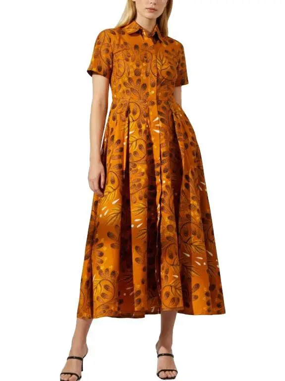 ELISAMAMA Feyi Shirt Dress - Brown