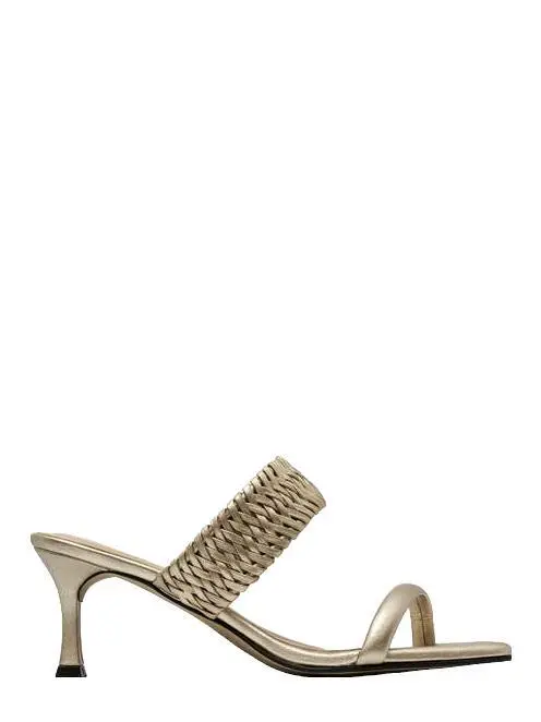 ALTA Etta Leather Sandals - Gold