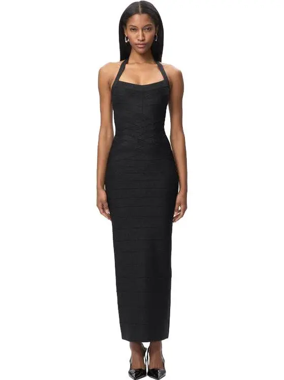 Herve Leger The Maxine Gown - Black
