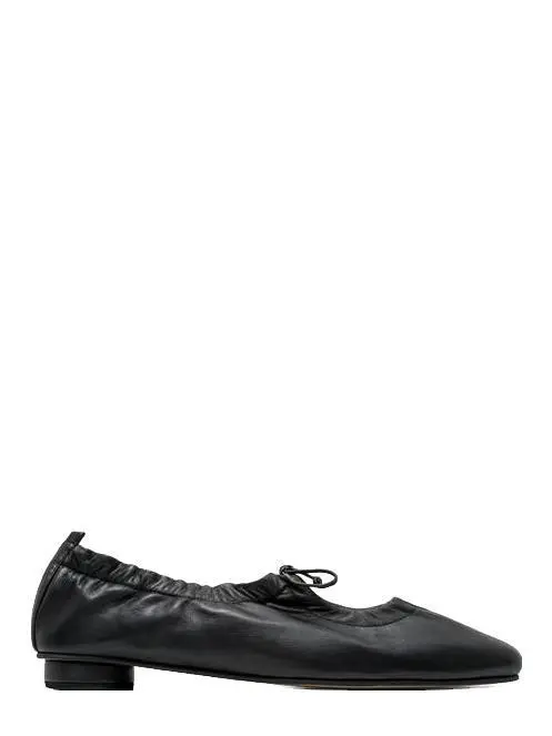ALTA Gemma Leather Flats - Black