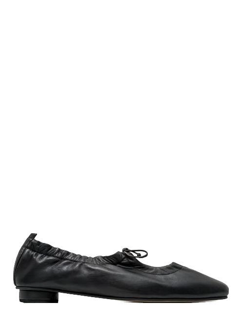 ALTA Gemma Leather Flats - Black