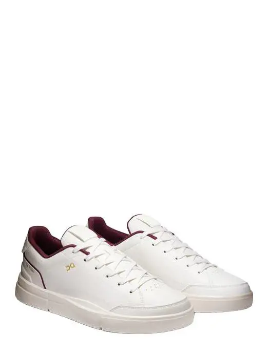 On The Roger Centre Court Sneakers - Ivory/maroon