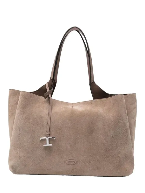 TOD'S Medium Leather Tote - Brown