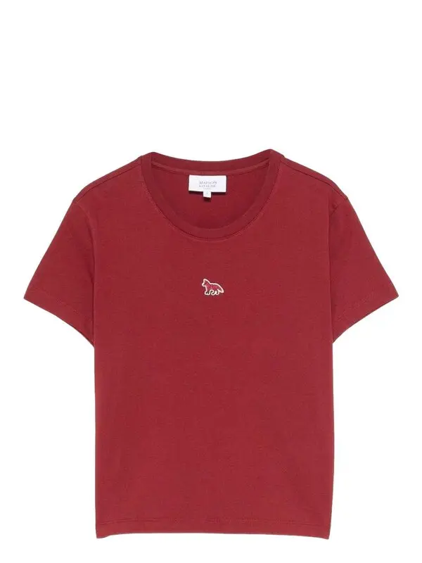 Maison Kitsuné Logo Cotton T-shirt - Blue