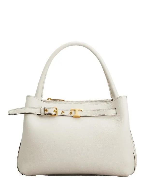 TOD'S Mini Leather Handbag - White