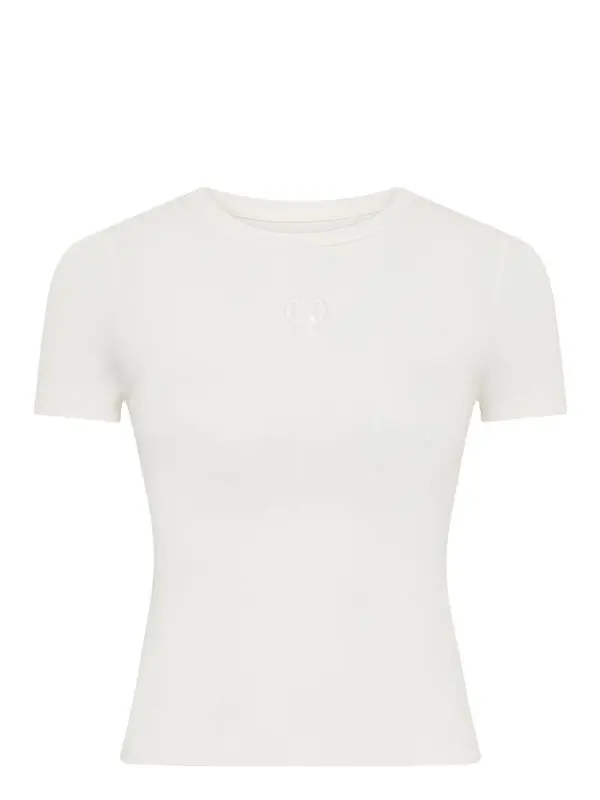 MARINE SERRE Logo Cotton T-shirt - White