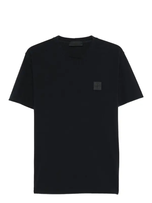 Stone Island T-shirt With Logo - Blue