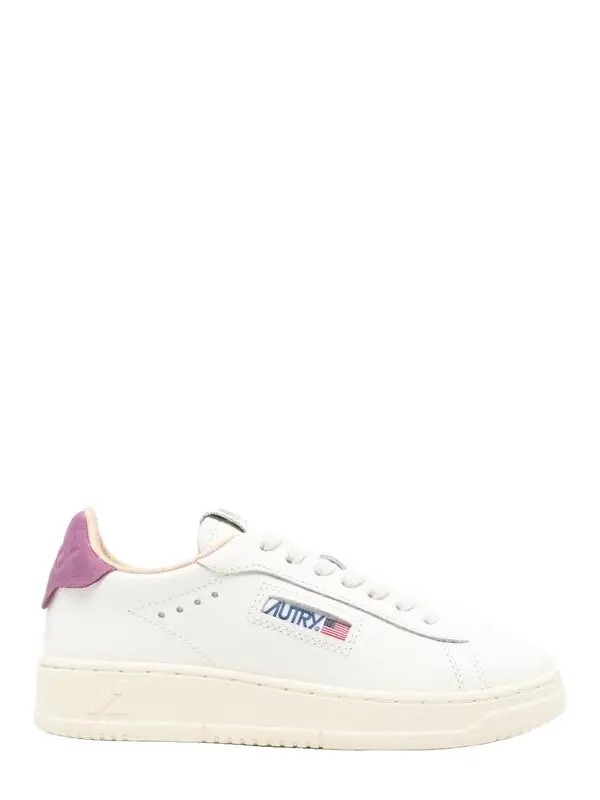 AUTRY Dallas Low Leather Sneakers - Purple