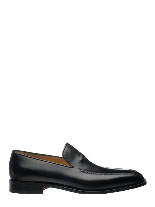 FERRINI French Calf Slip-on Loafer - Black