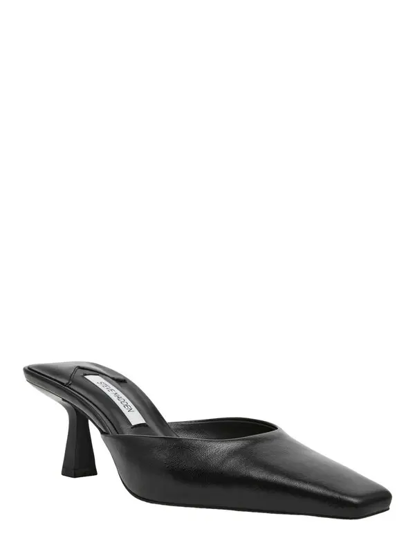 Steve Madden Alyse Mule - Black Leather