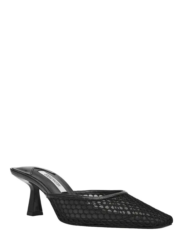 Steve Madden Alyse Mule - Black Open Mesh