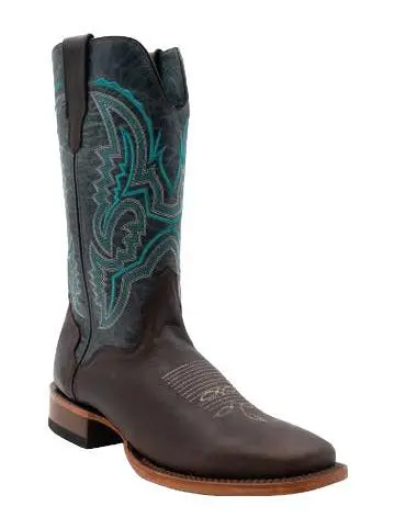 FERRINI Clint Western Boot - Chocolate
