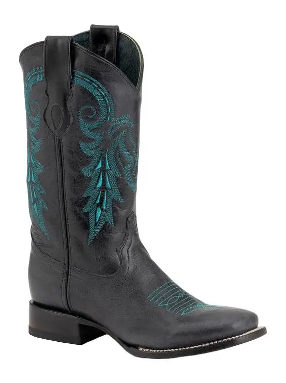 FERRINI Blaze Western Boots - Black