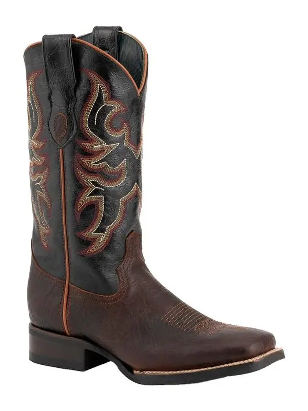 FERRINI Blaze Western Boots - Chocolate