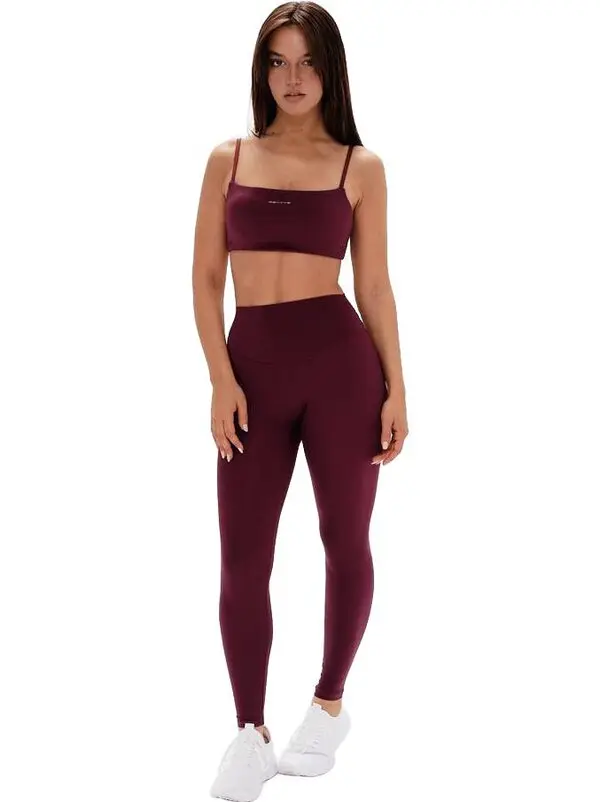 REVYVE ACTIVE High-waisted Legging - Mulberry Merlot