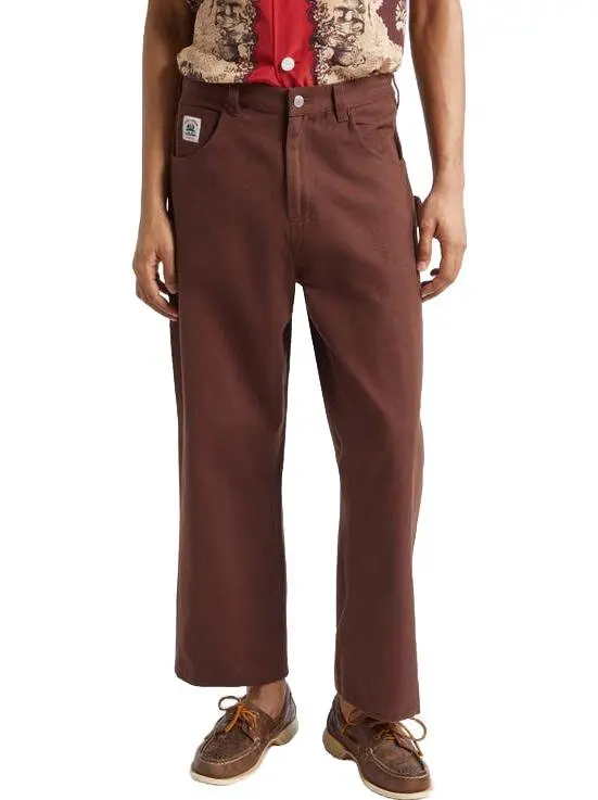BODE Knolly Brook Twill Trousers - Brown