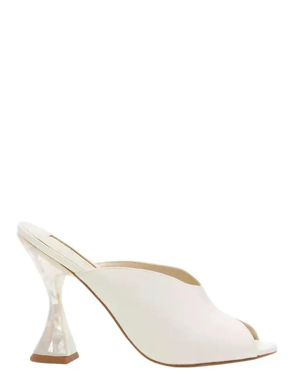 FREYA ROSE Peep-toe Sandals - White