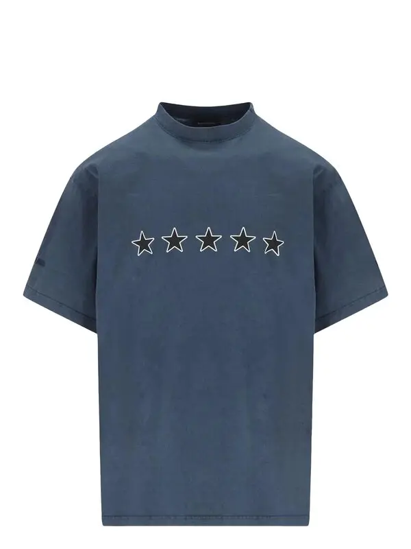Balenciaga Twisted Crew Neck T-shirt - Blue