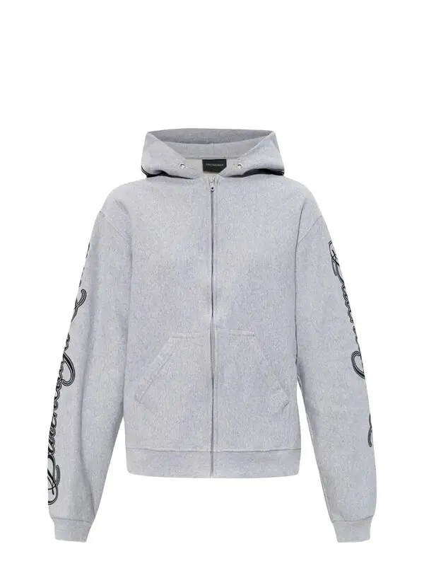 Balenciaga Standard Zip Hoodie - Grey