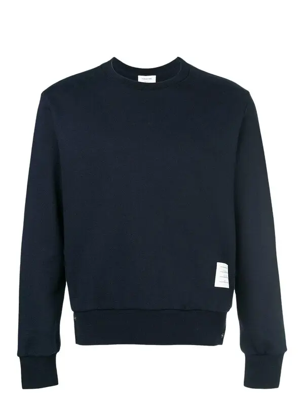 Thom Browne Classic Crewneck Pullover - Blue